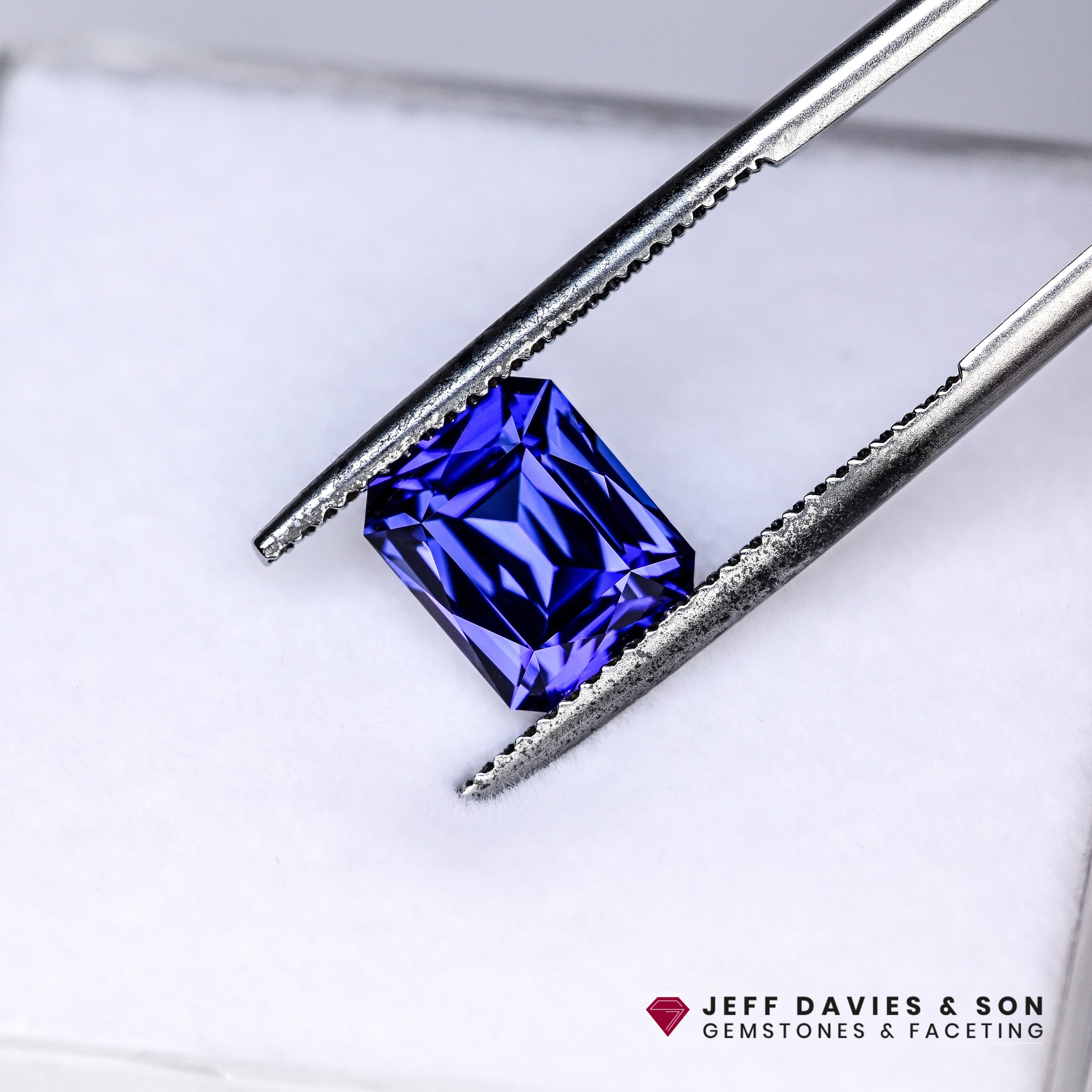 Lab Royal Blue Sapphire – Pulled Czochralski – 3.51ct - Jeff Davies ...
